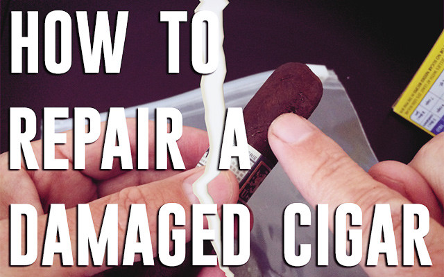 How to Repair a Damaged Cigar