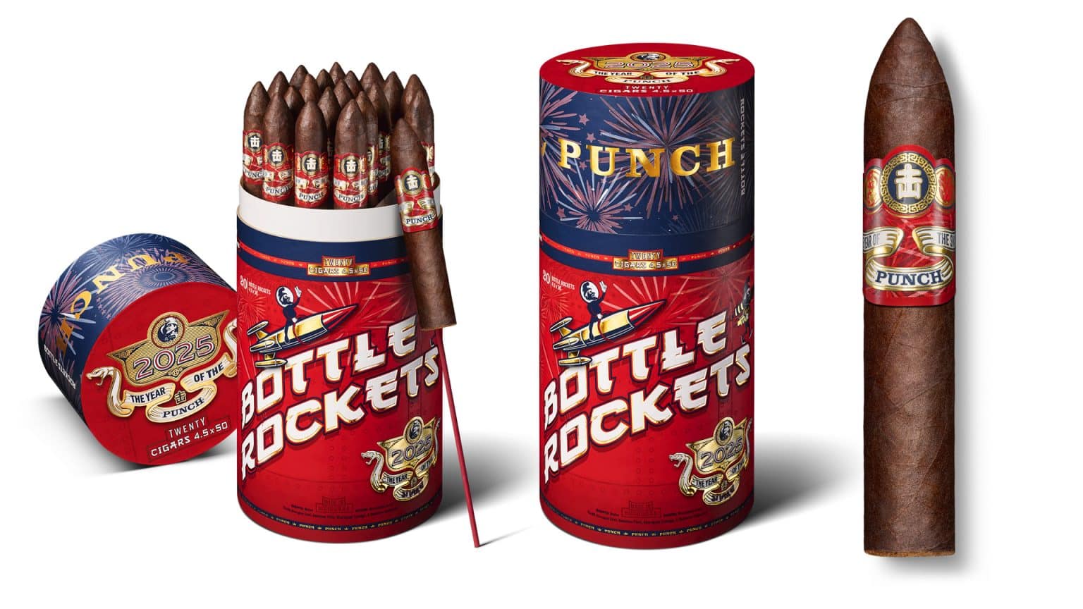 Punch Releases Lunar New Year Cigar, Bottle Rocket - Cigar Dojo