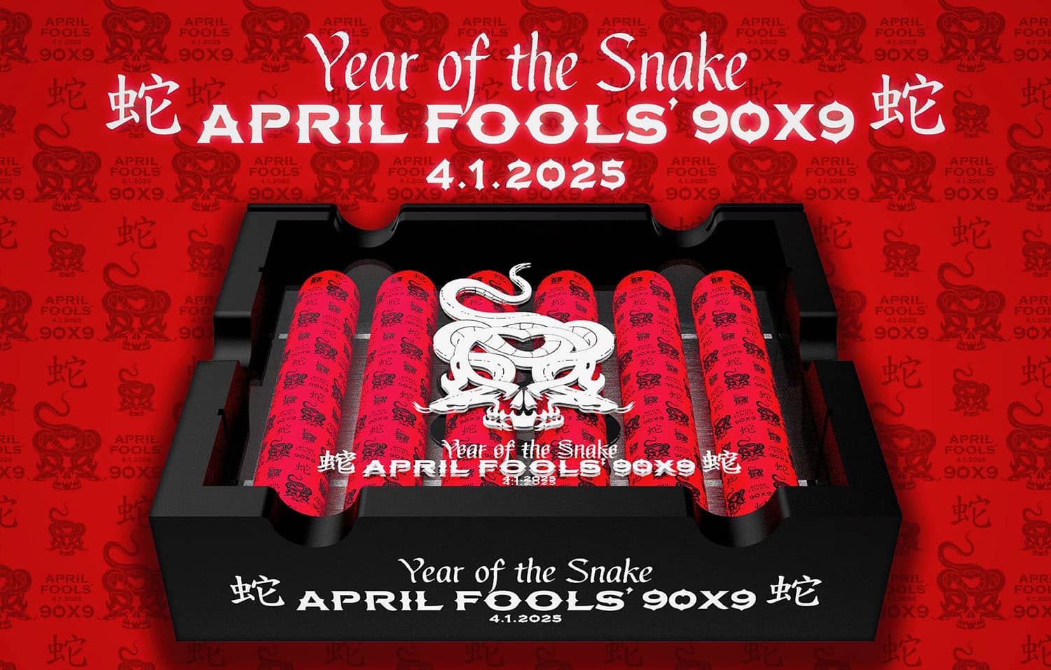Massive Asylum 90 x 9 "Year of the Snake" Cigars to Ship Early This ...